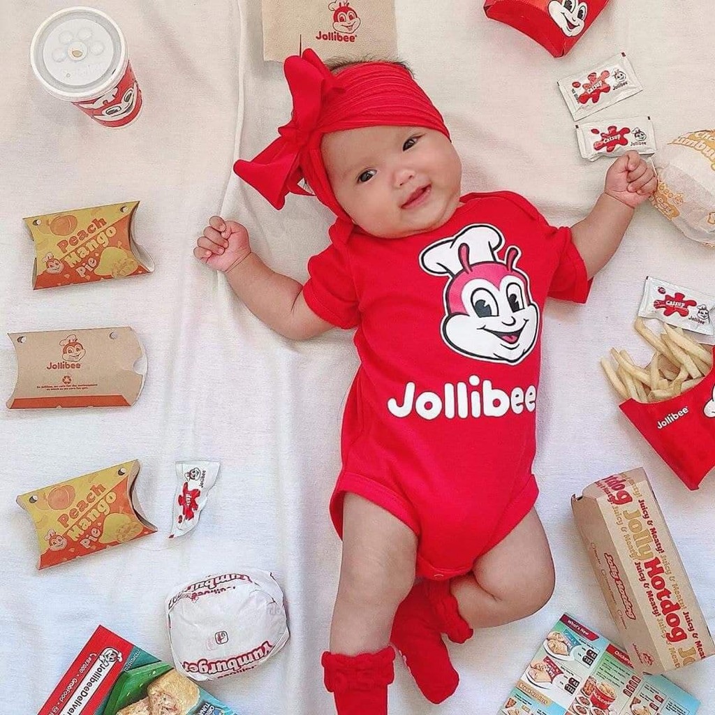 FAST FOOD BABY MILESTONE ONESIE - JABEE | Lazada PH