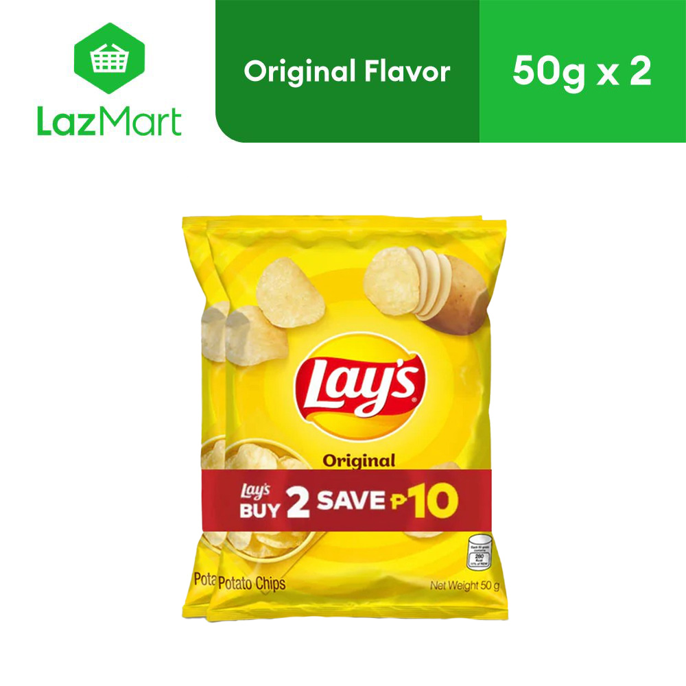 Lays Classic 50g Buy 2 Save P10 | Lazada PH