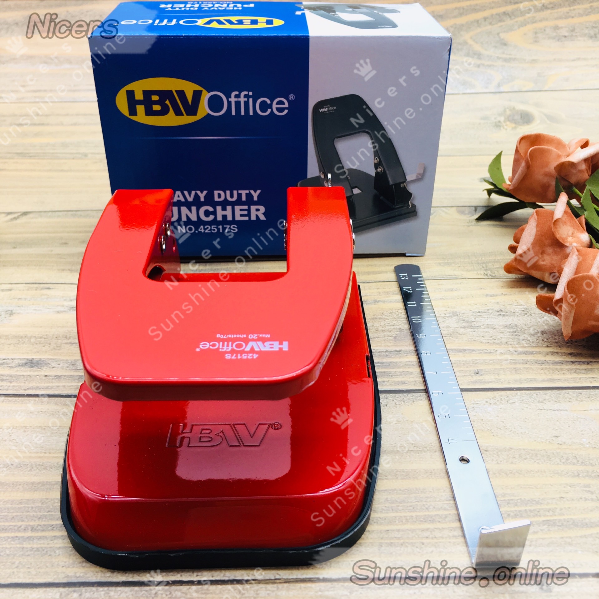 #42517S HBW Two Hole Puncher Heavy duty puncher Ticket Puncher | Lazada PH