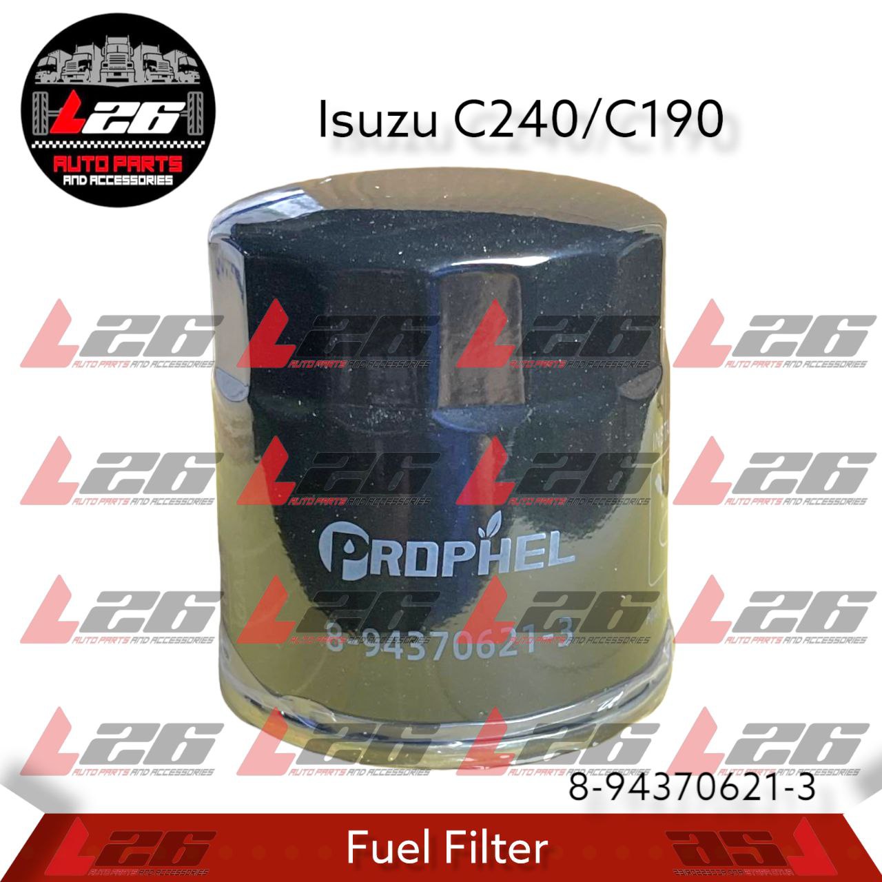 Isuzu C240 C190 FUEL FILTER 8-94370621-3 FC-208A | Lazada PH