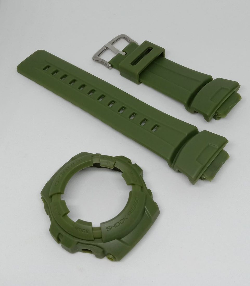 GShock G100 Replacement Straps and Bezel -( Military Green ) | Lazada PH