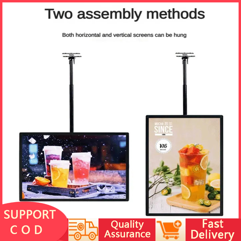 Ultra thin LED TV light box menu board led light box menu board hanging ...