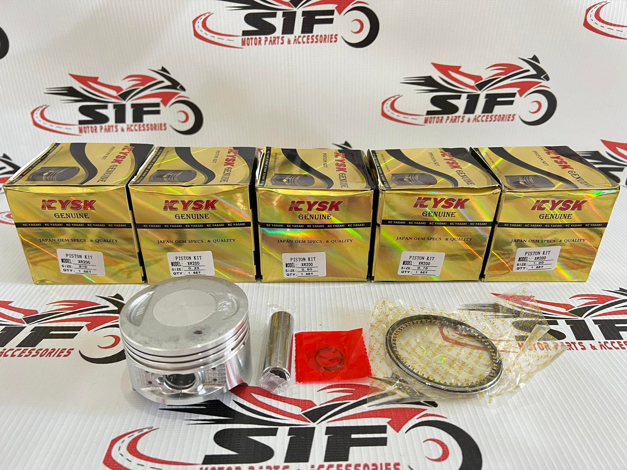 PISTON KIT HONDA XR200 (YSK) | Lazada PH