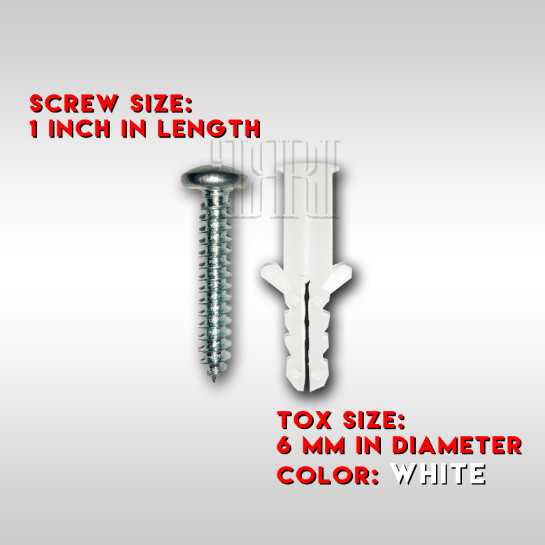 Tox with screw - per pack (Tox #6 and #8) | Lazada PH