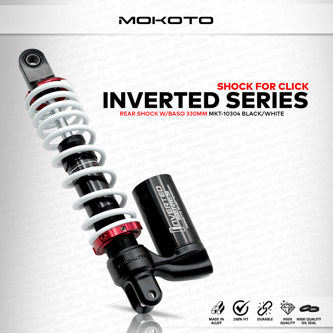 MOKOTO MONO REAR SHOCK INVERTED SERIES 330MM ONE PIECE WITH BASO FOR ...