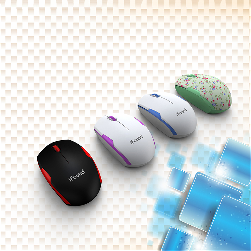 Founder W955 wireless mouse notebook desktop computer unlimited mouse ...