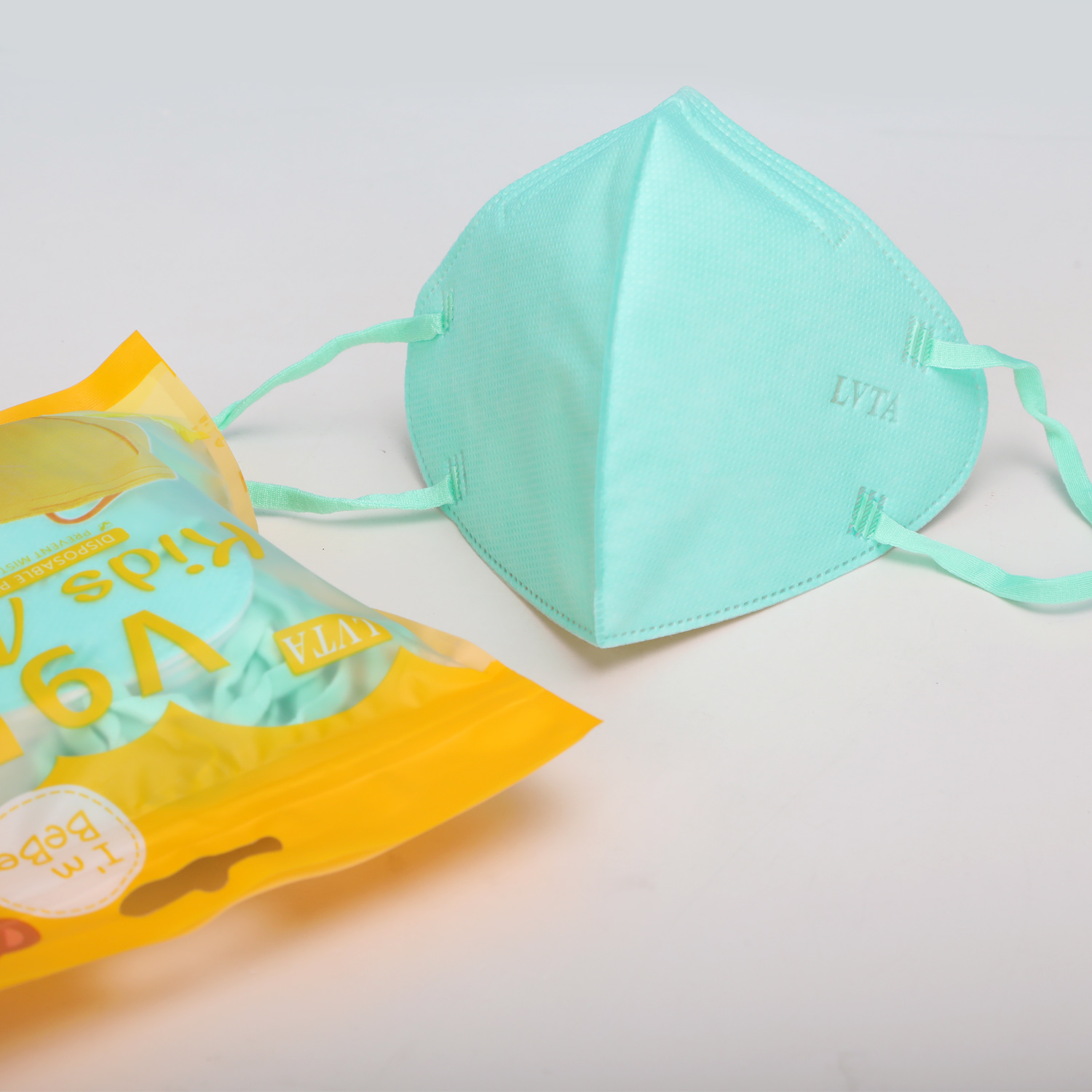 Kids Face Mask Disposable 50pcs Mask Cute Cartoon Design Dust Splash ...