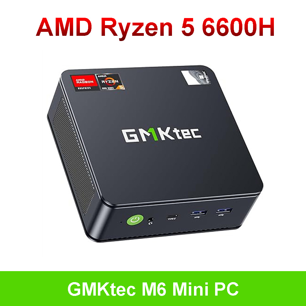 【PH LOCAL SHIP】GMK M6 Mini PC AMD R5 6600H Gaming Mini PC AMD Radeon 660 32GB DDR5 1TB SSD USB4 ...