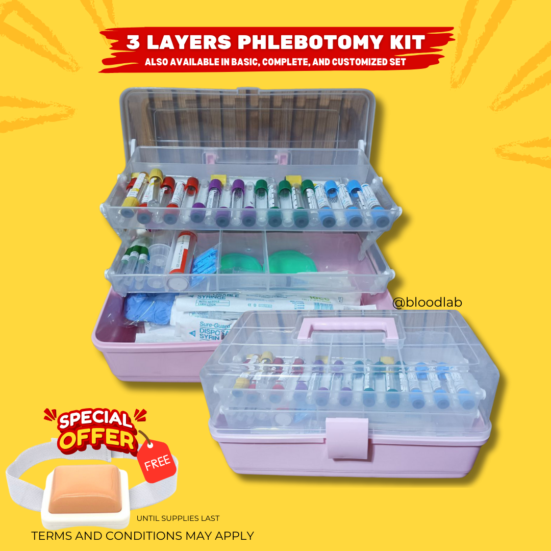 3 Layers Phlebotomy Kit for Medtech Students | Lazada PH