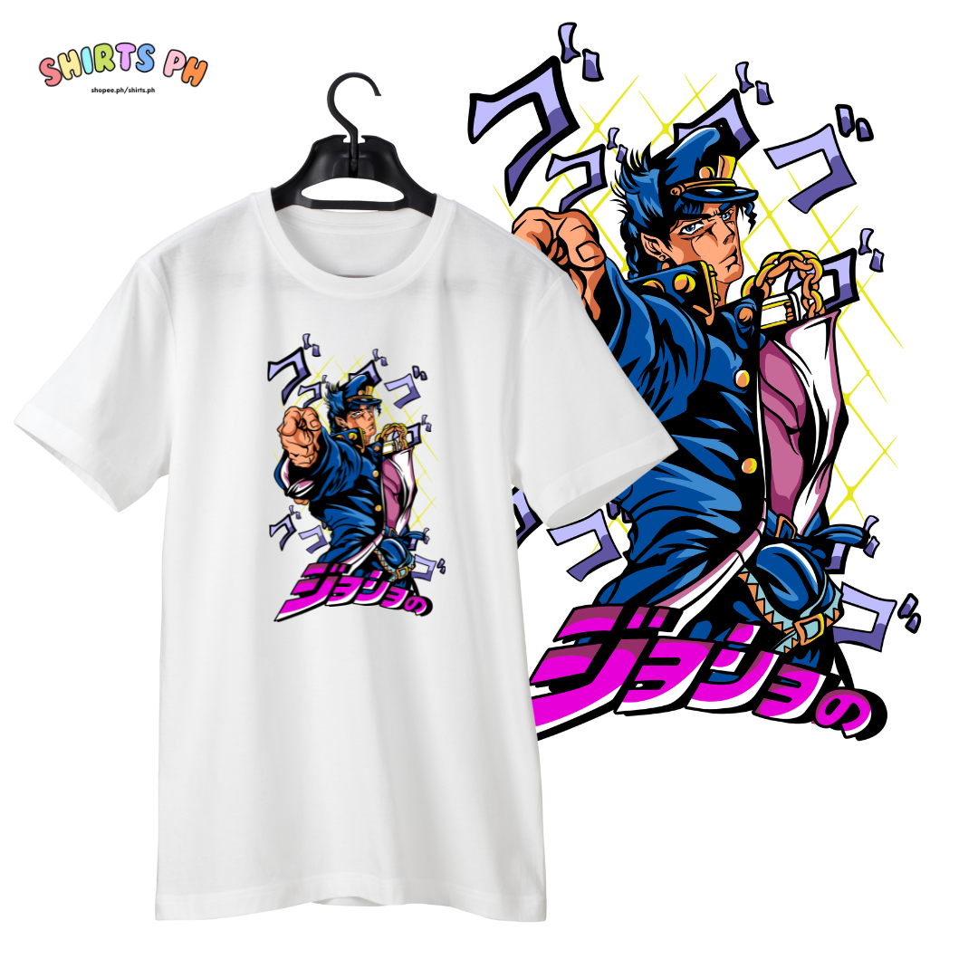 Jotaro Kujo Jojo Bizzare Anime Tshirt | Shirts.PH | Lazada PH