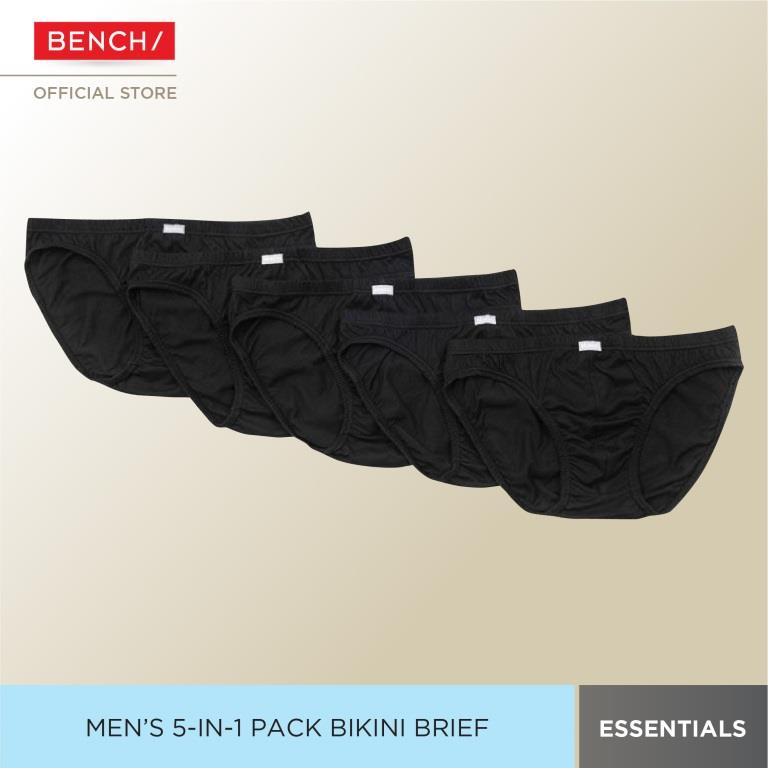 BENCH- TUB0501 Men's 5-in-1 Pack Bikini Brief | Lazada PH