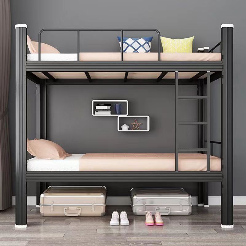 Iron bunk bed student dormitory iron bed heavy-duty extra-thick steel ...