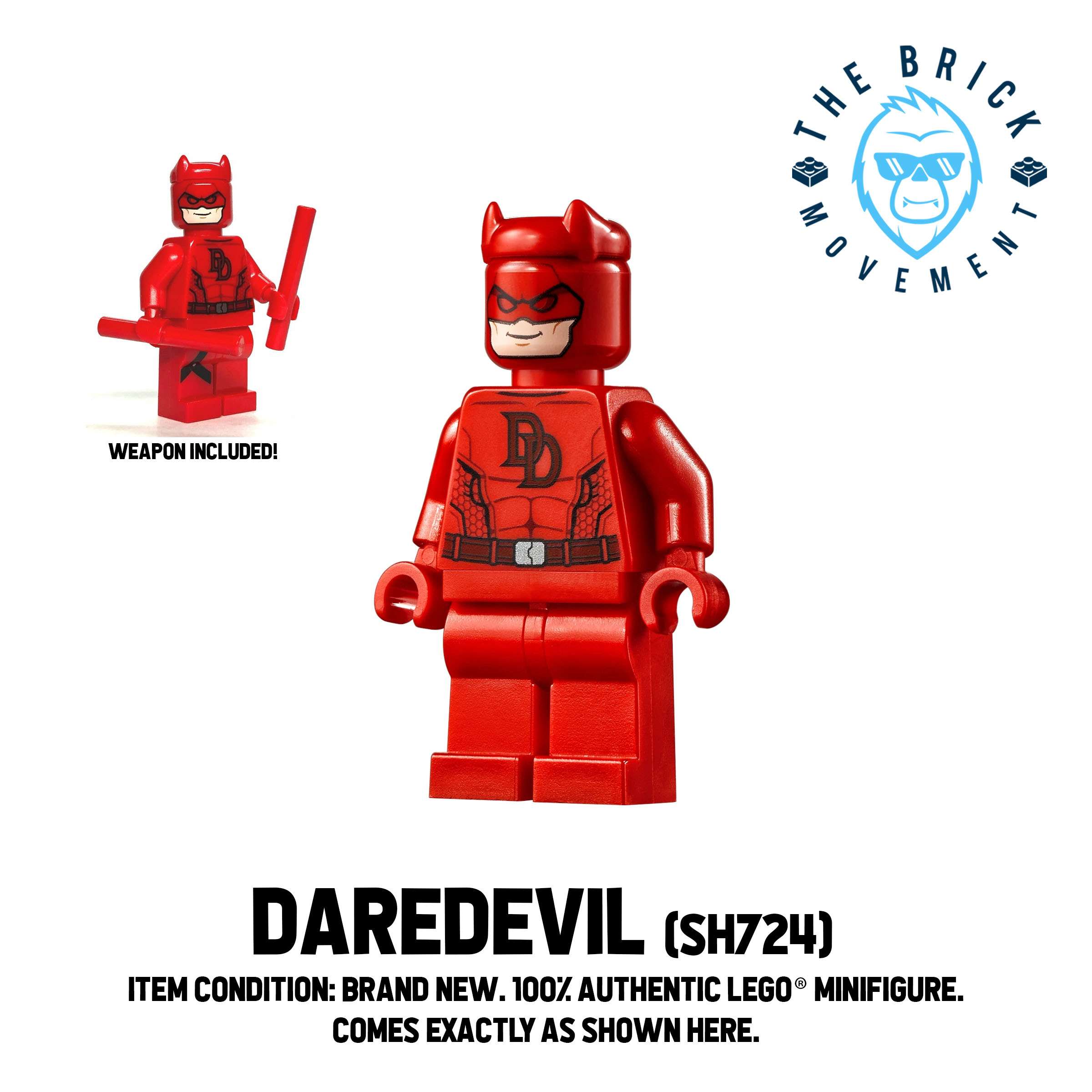 LEGO® MARVEL Daredevil Minifigure | Lazada