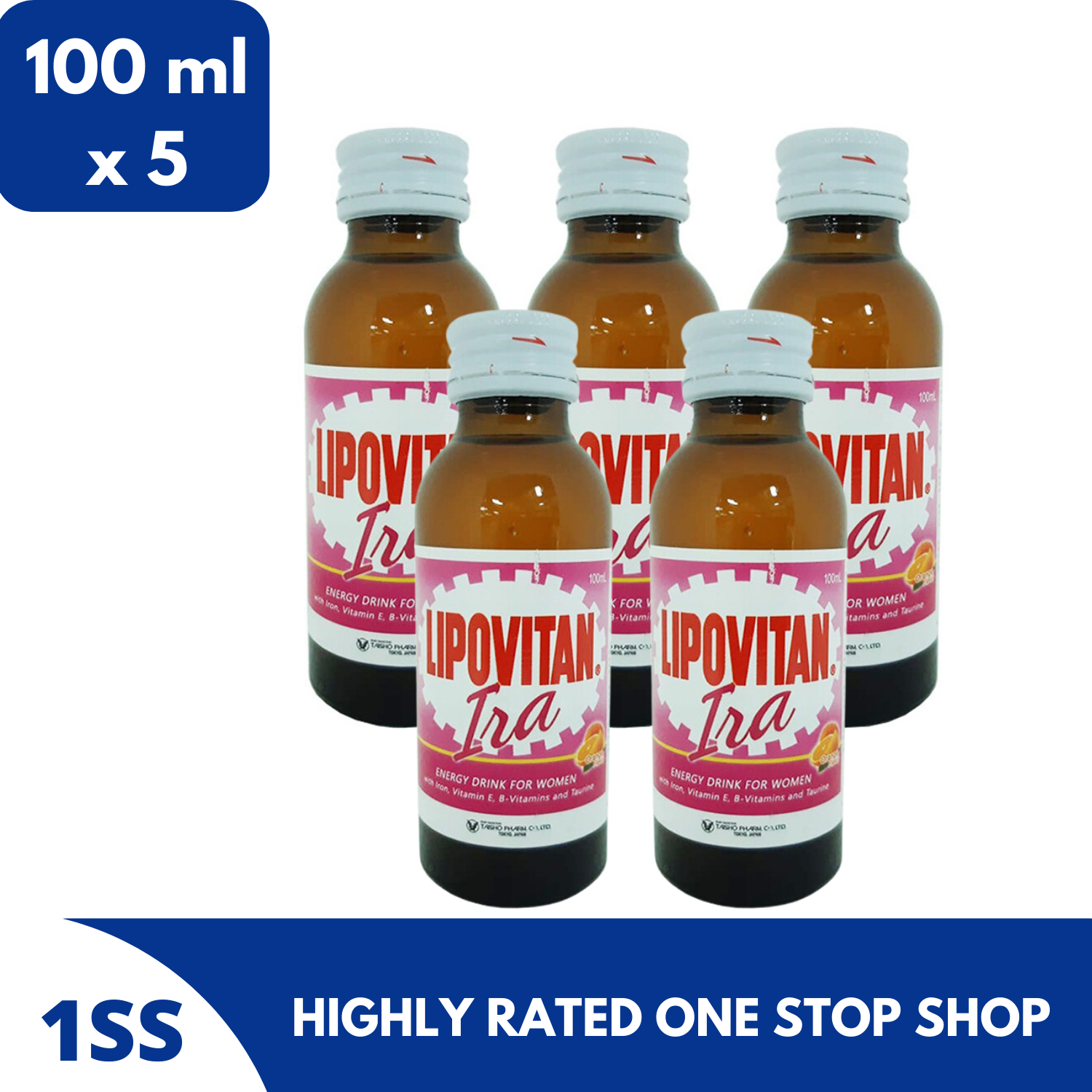 Lipovitan Ira Energy Drink For Women, 100ml set of 5 | Lazada PH