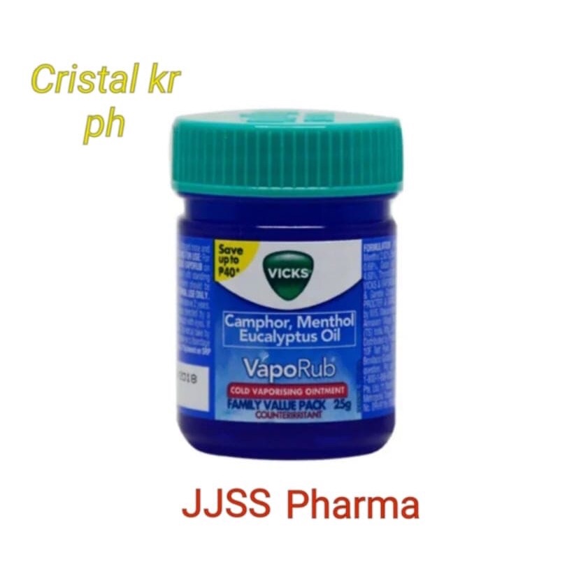 Vicks vaporub 25g | Lazada PH