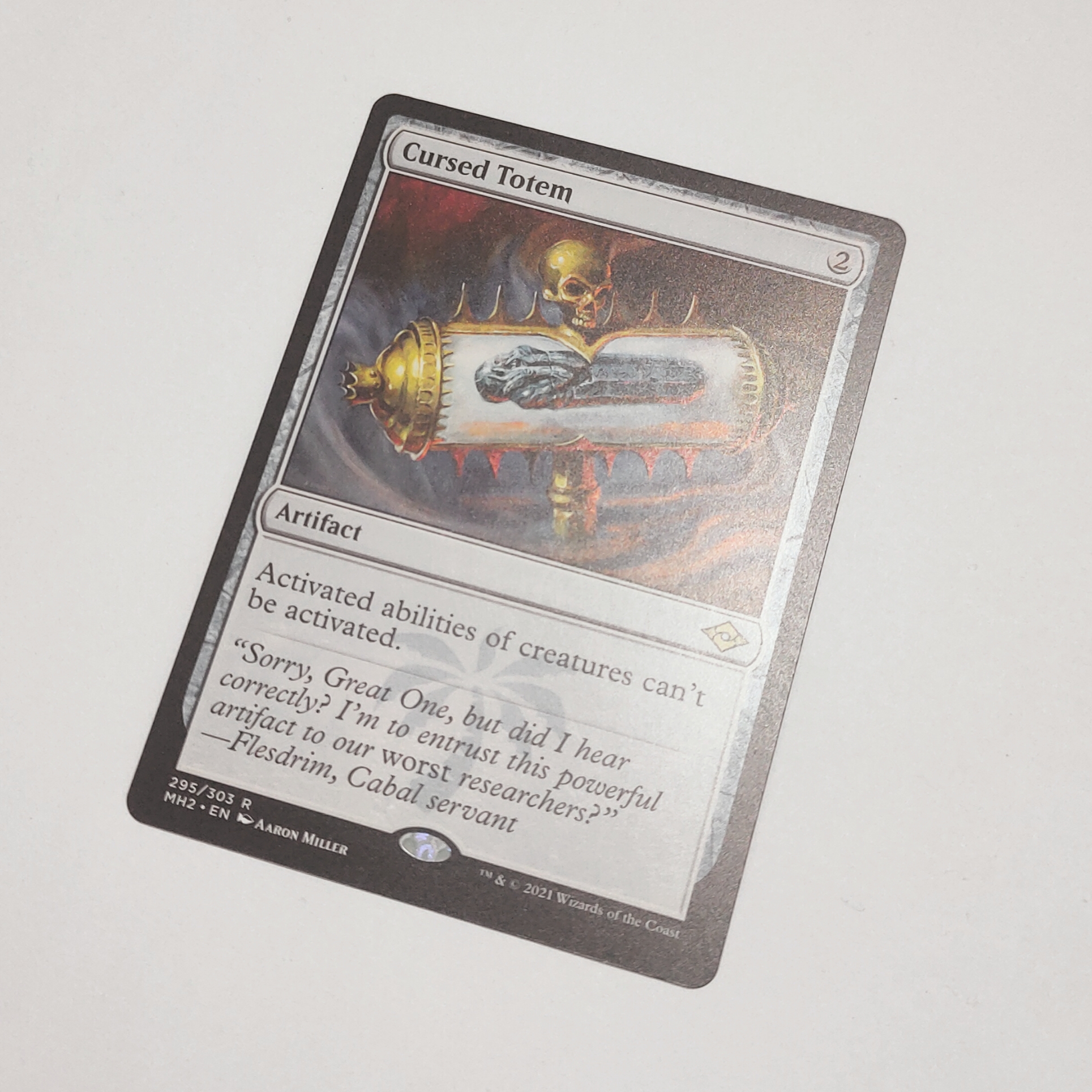 MTG Card CURSED TOTEM Magic the Gathering Trading Card Game Colorless ...