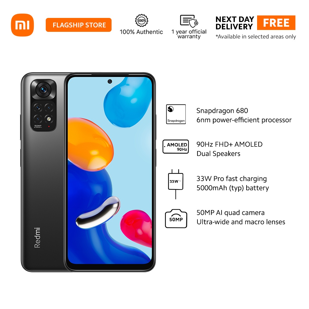 Redmi note 11 6GB RAM + 128GB ROM | Lazada PH