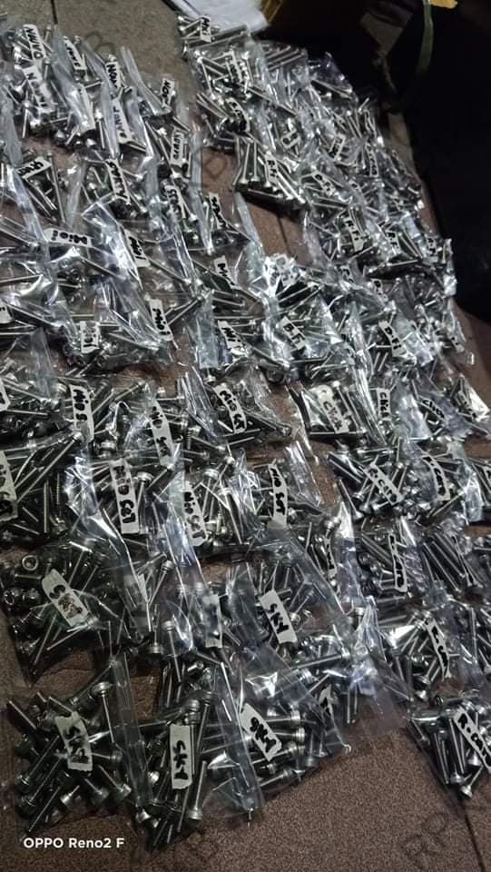 HONDA CLICK V1&V2 Crank Case Set Stainless Bolts (304 Stainless ...