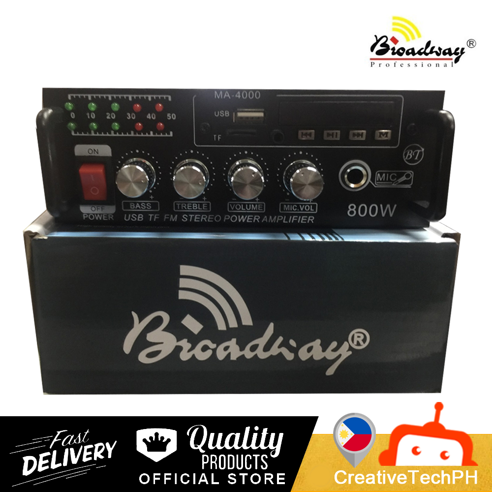 Broadway MA-4000 Amplifier | Lazada PH