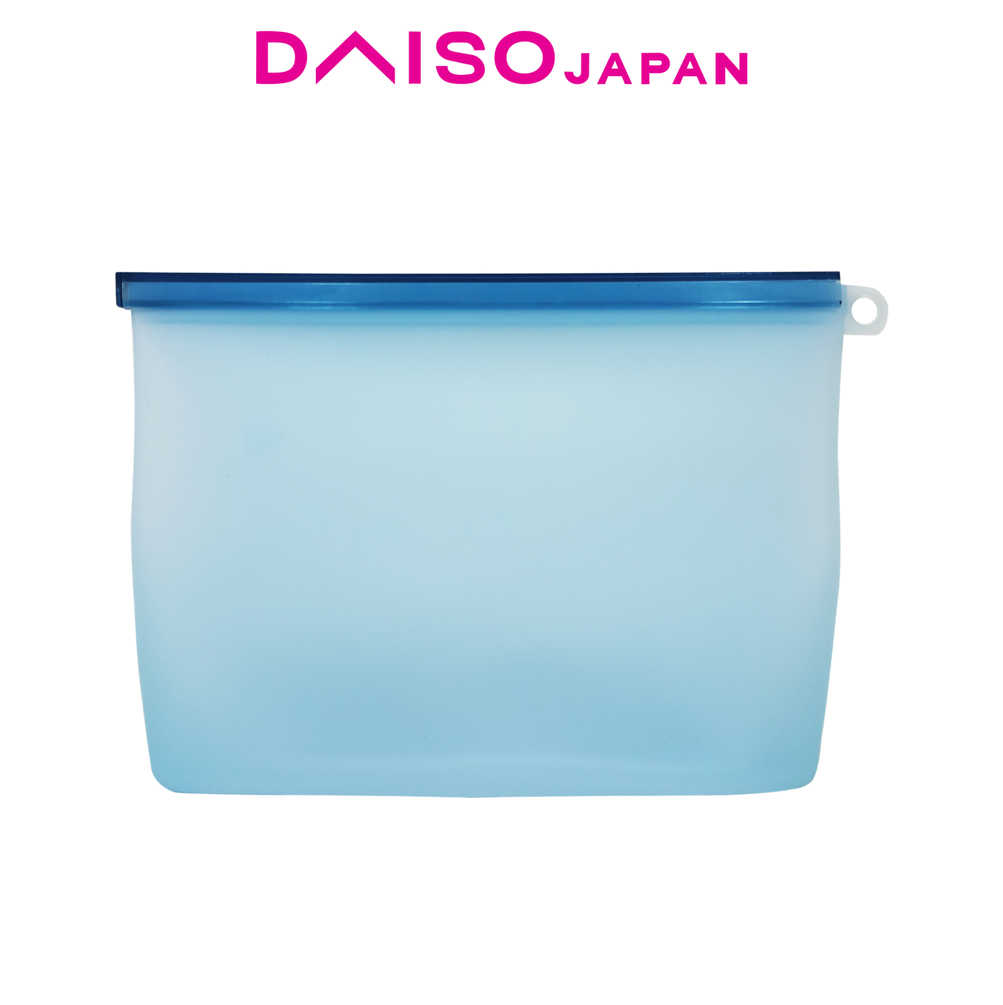 Daiso Blue Silicone Resealable Bag 1 Liter | Lazada PH