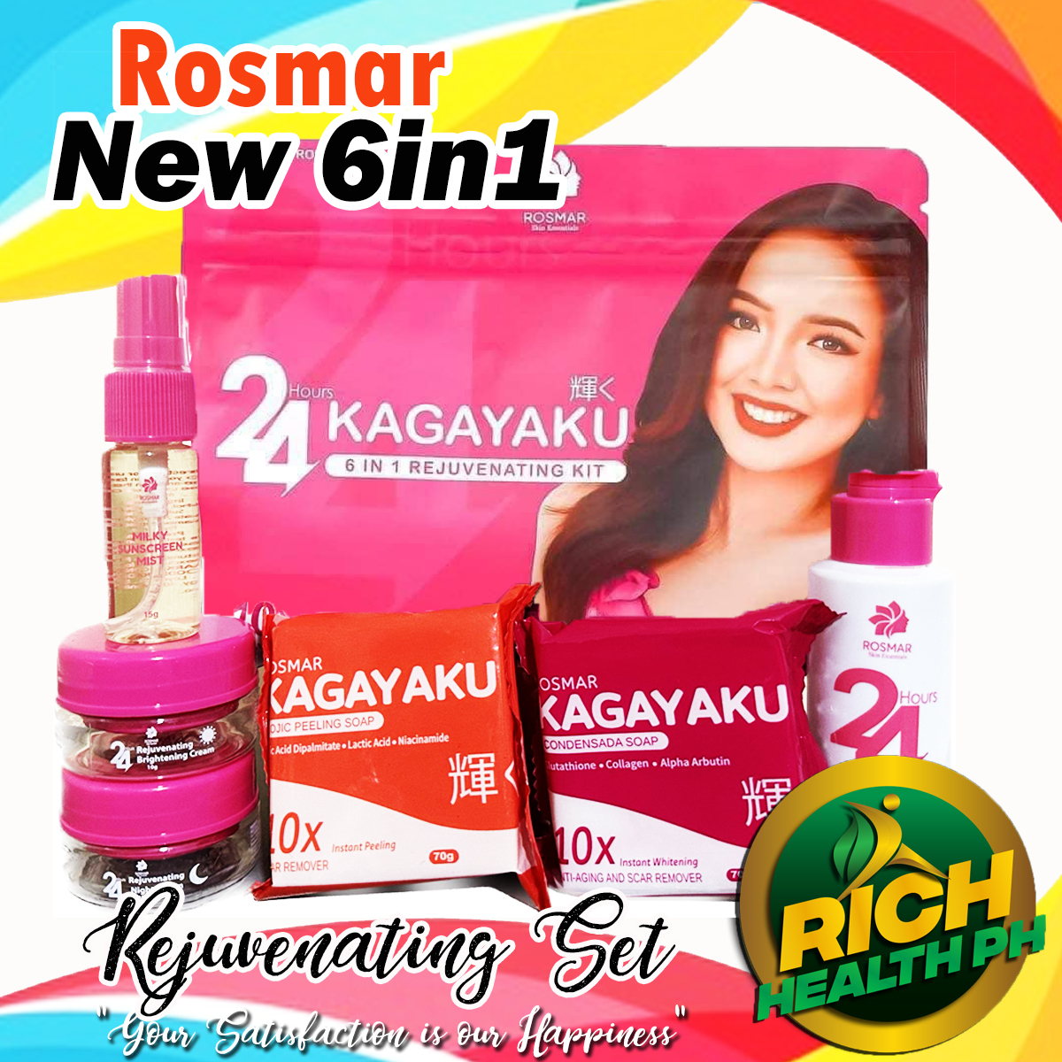 Rosmar Kagayaku Rejuvenating Set 6 in 1 NEW SETS (choose variant ...
