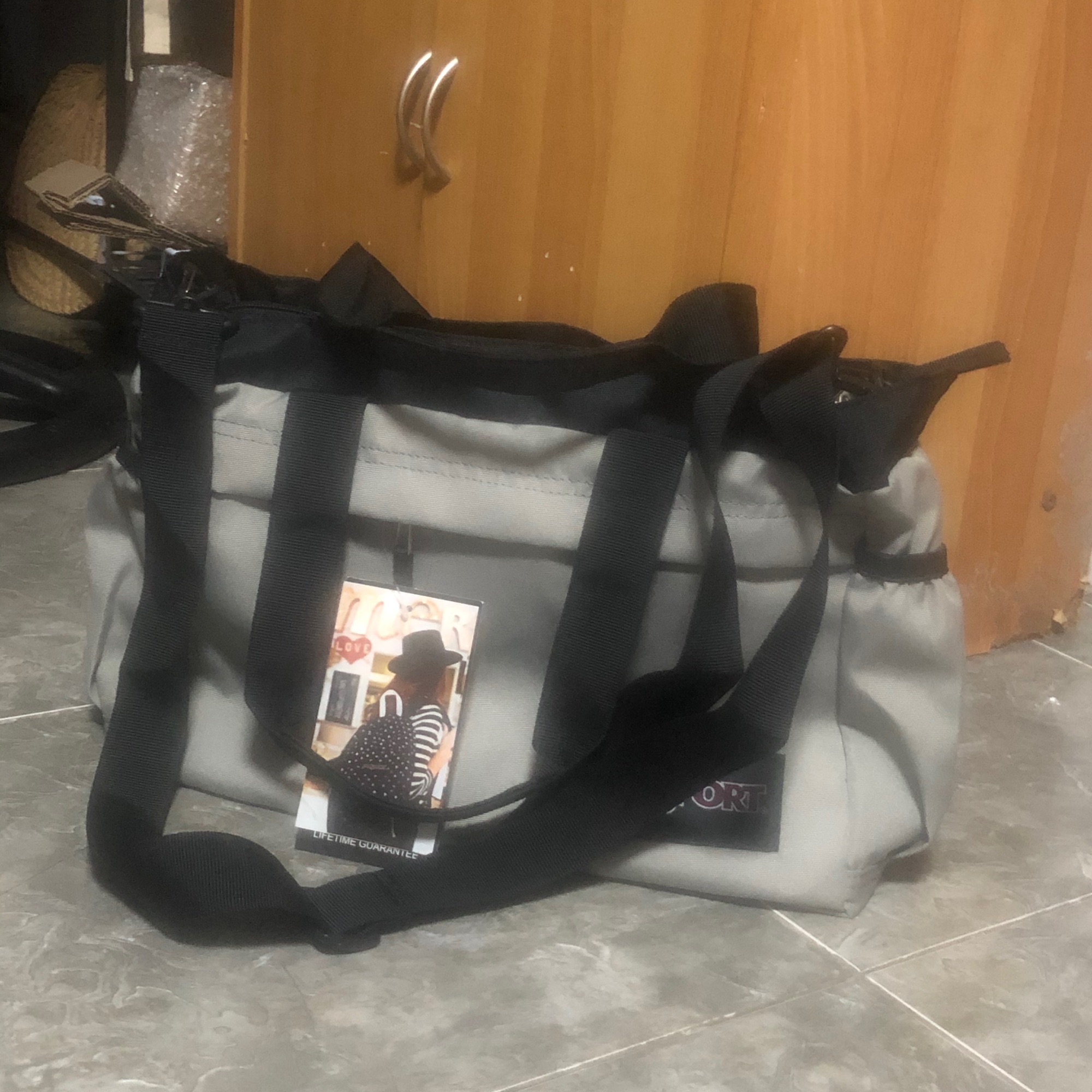 Jansport Tote Bag GREY with BLACK STRAP #3 | Lazada PH