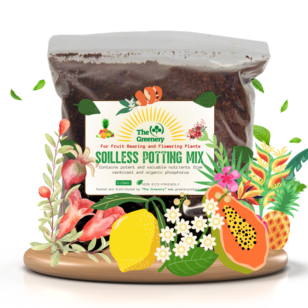 Fruit and Flower Production Soilless Potting Mix | 2 Liters | With ...
