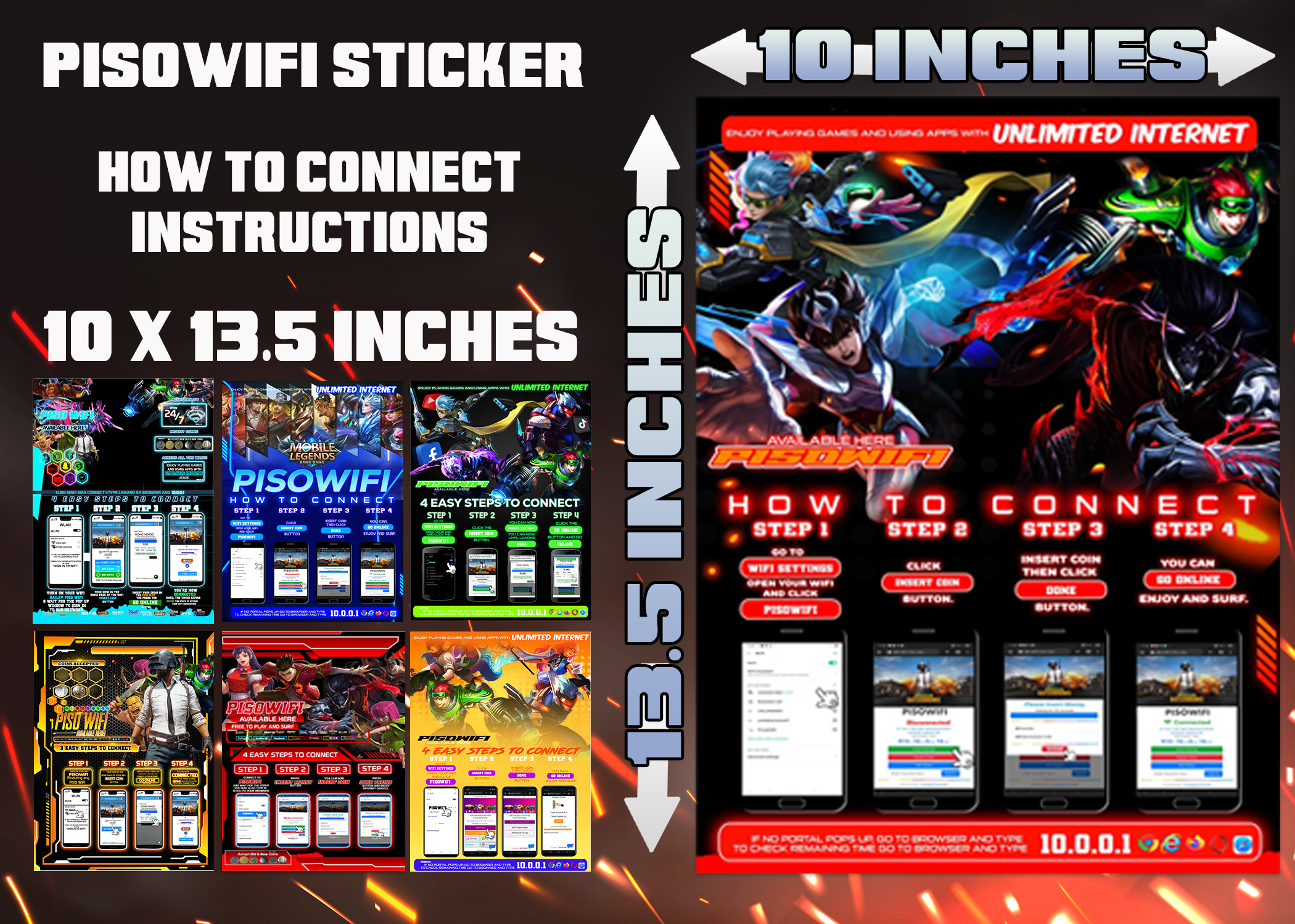 Pisowifi Stiker | LPB | PISOFI | ADO | STICKER | How to Connect ...