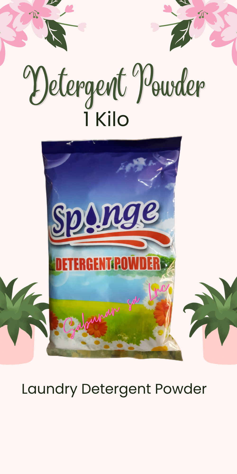 SPONGE DETERGENT POWDER 1kg. | Lazada PH