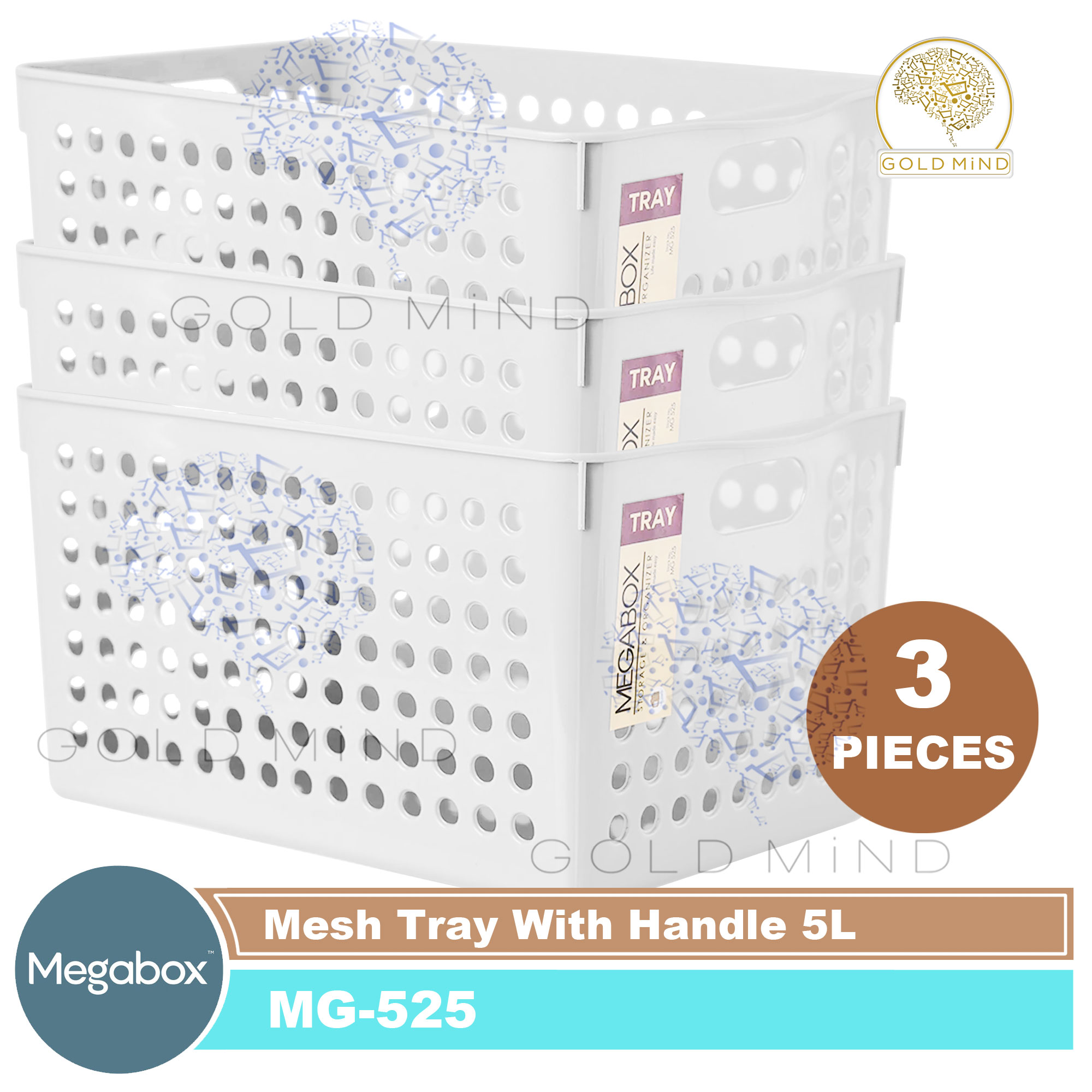 Megabox Mesh tray 5.0 Liters (Pack of 3) MG 525 | Lazada PH