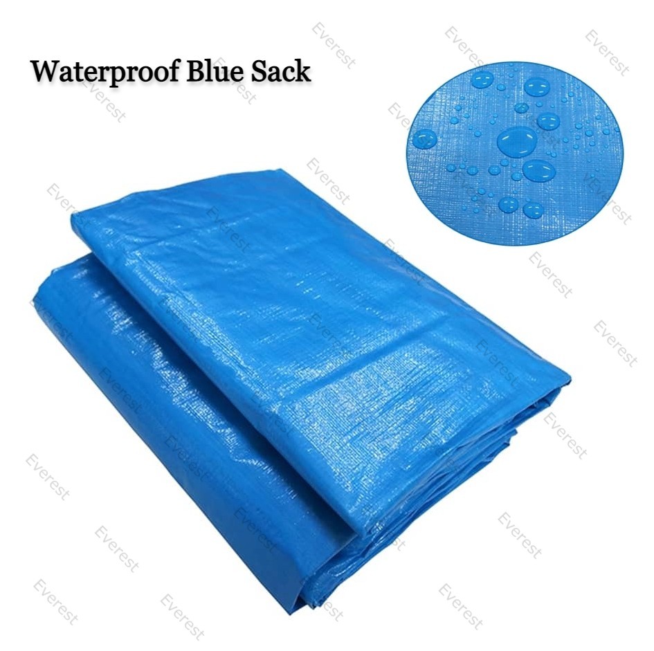 Blue Sack Sakolin waterproof construction cover sakoline trapal (PER ...