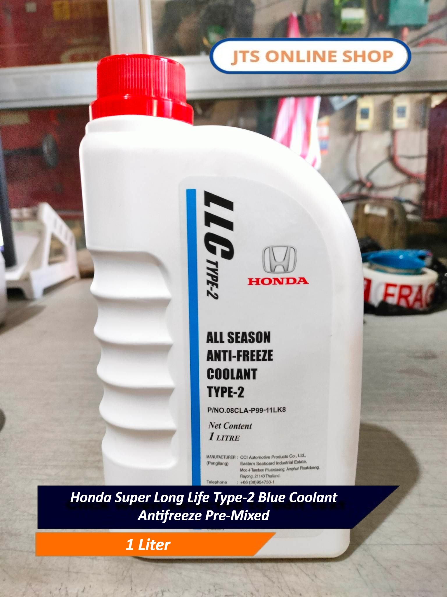 GENUINE Honda Super Long Life Type-2 Blue Coolant Antifreeze Pre-Mixed ...