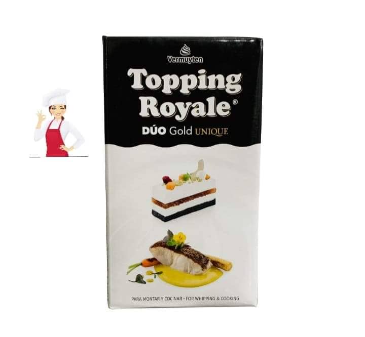 100% Whipping Cream 1 Liter TOPPING ROYALE (Vermuyten) National ...