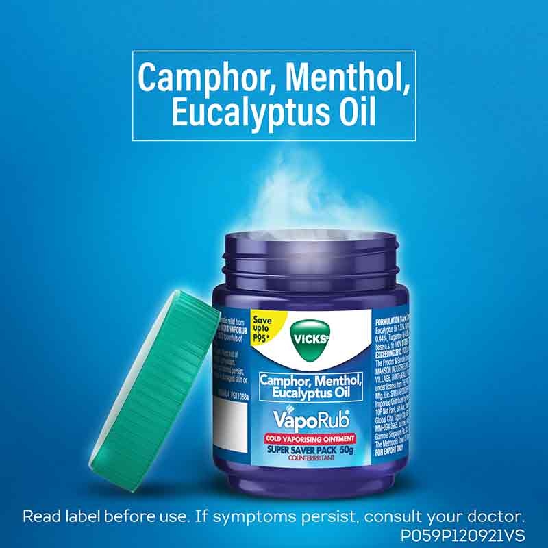 [Super Saver Pack] Vicks Vaporub (50g) Set of 2 | Lazada PH