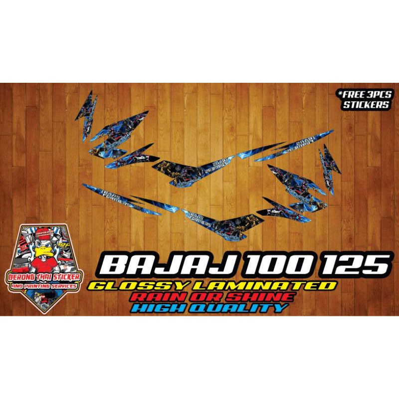 Bajaj 100 125 Transformer Decals | Lazada PH
