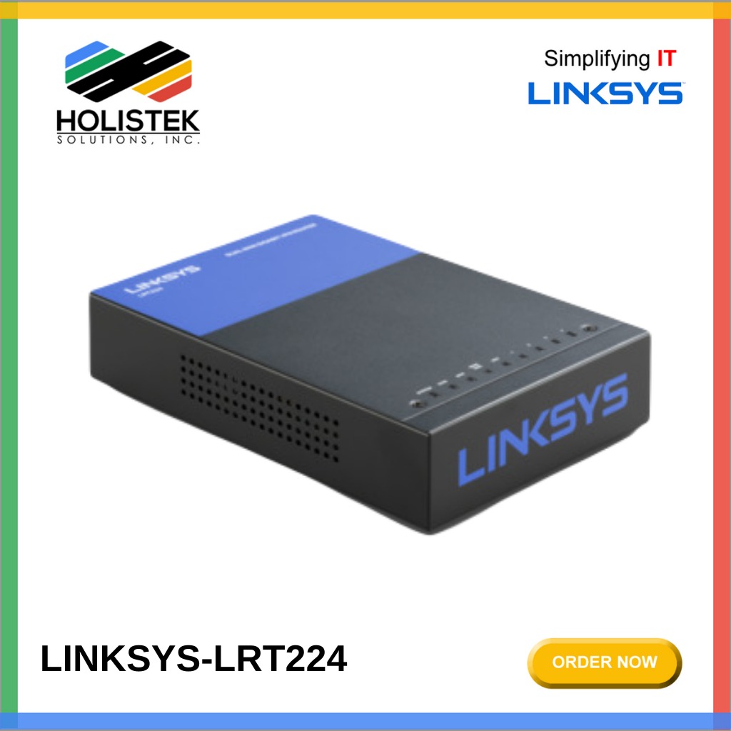 Linksys LRT224 Dual WAN Gigabit VPN Router / Firewall (LRT224) I ...