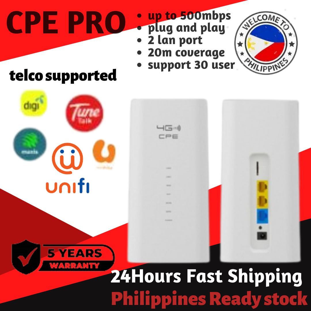 5 Years Warranty WiFi Router Sim Card Modem 𝟒𝐆/𝟓𝐆 𝐂𝐏𝐄 𝐏𝐑𝐎 Original LTE ...