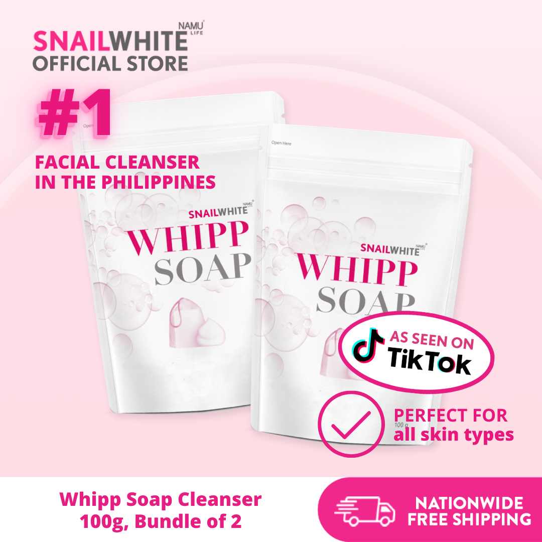 SNAILWHITE Whipp Soap 100g, Bundle of 2 | Lazada PH