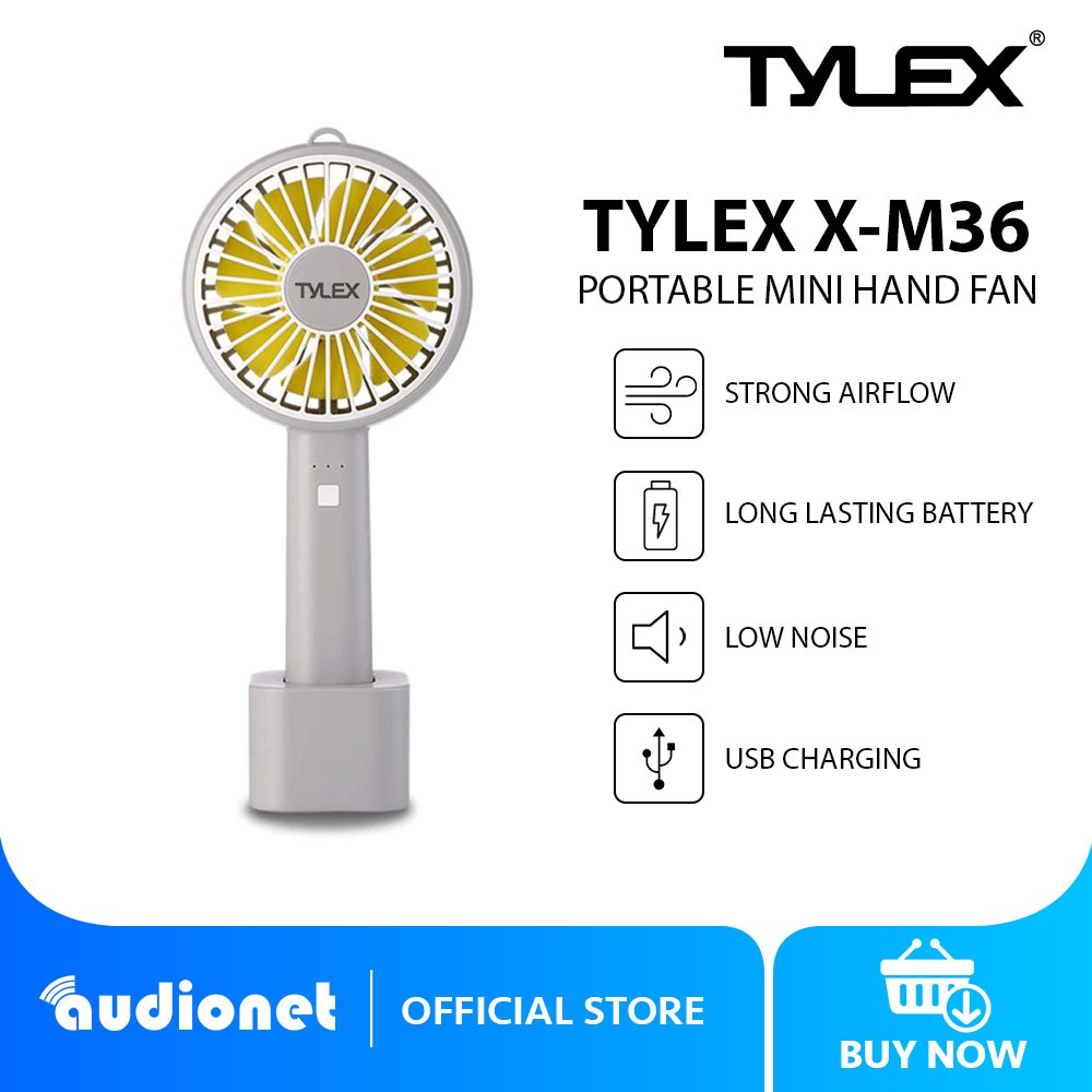☜TYLEX X-M36 Portable Hand Held Rechargeable Mini Fan♝ | Lazada PH