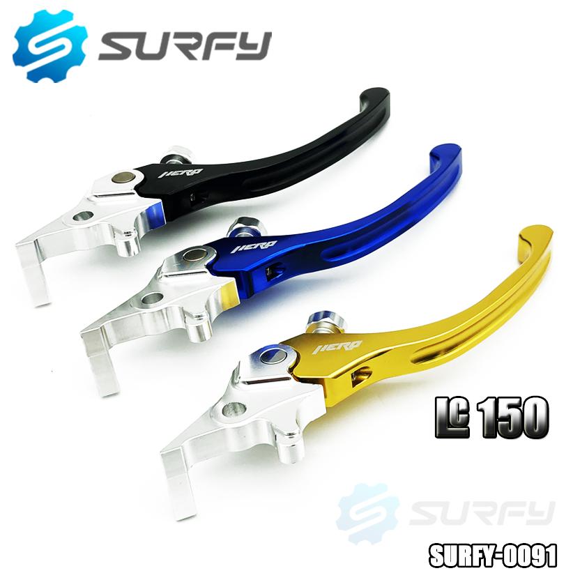 CNC Brake Lever V3 LC 150 ( GOLD BLUE BLACK ) RAIDER 150 RAIDER150 FI ...