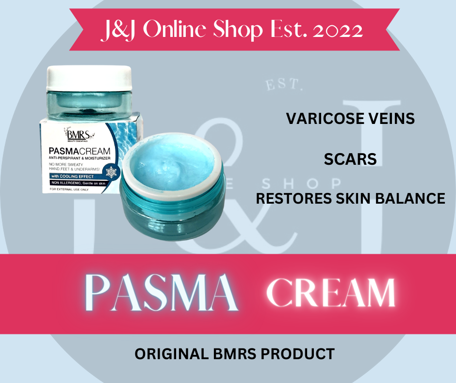 J&J (Original BMRS) PASMA CREAM with cooling effect 10g [for sweaty HANDS, FEET & UNDERARMS] NO ...