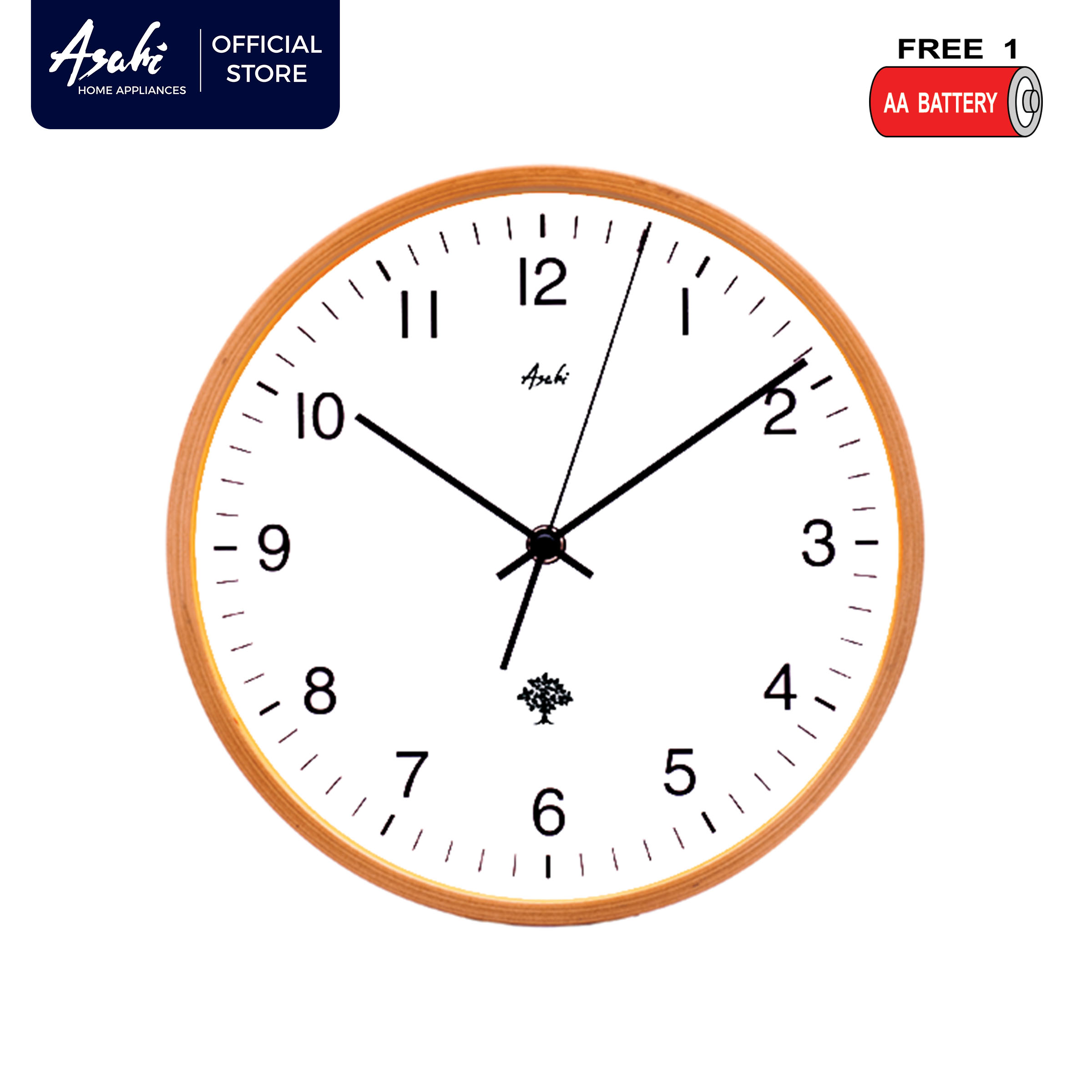 Asahi W 7006 Round Wall Clock 14 inches | Lazada PH
