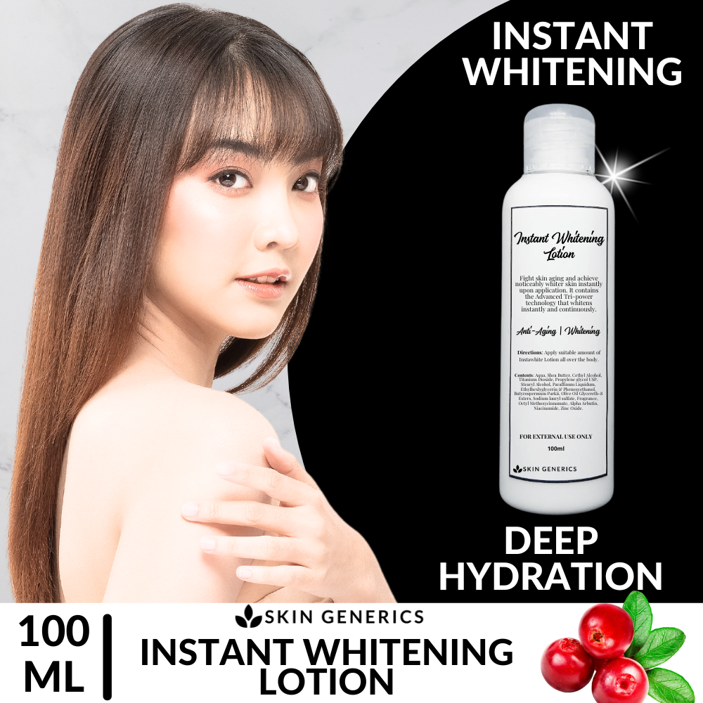 [ INSTANT WHITENING LOTION + DEEP HYDRATES ] SkinGenerics Instant ...
