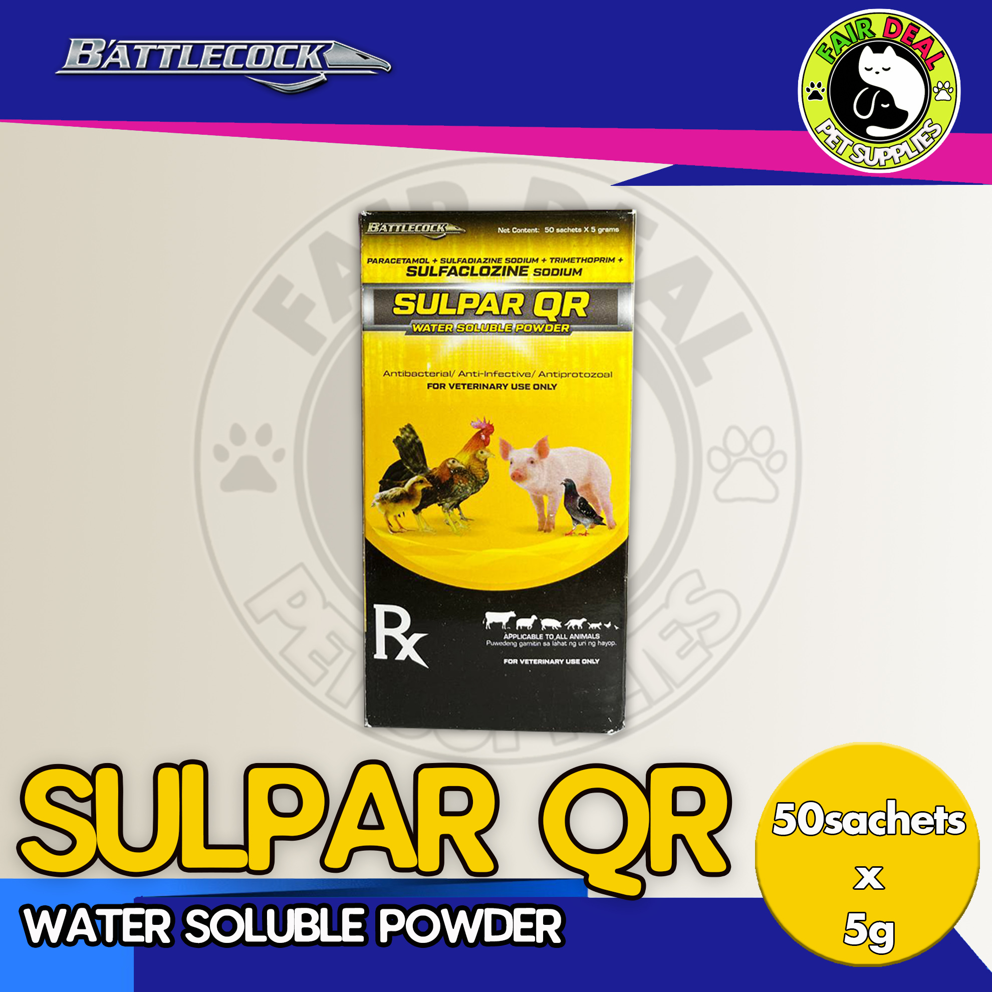 SULPAR QR 50 sachets X 5g PER BOX | Lazada PH