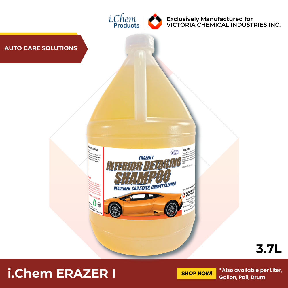 INTERIOR DETAILING SHAMPOO 1 GALLON (HEADLINER, CARPET, DASH PANELS ...