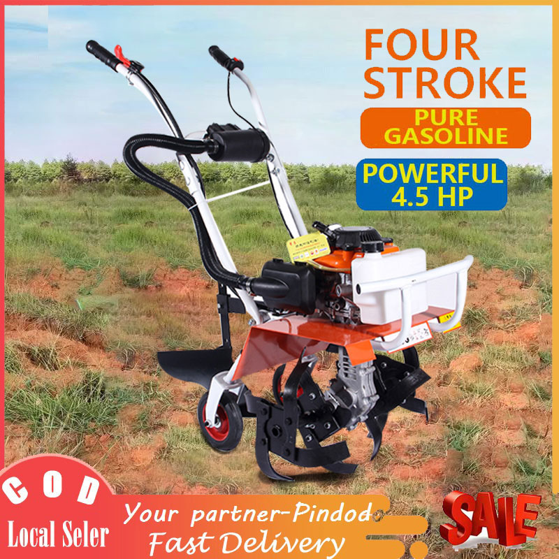 Micro-tiller, plowing, soil turning and rotary tiller, wasteland ...
