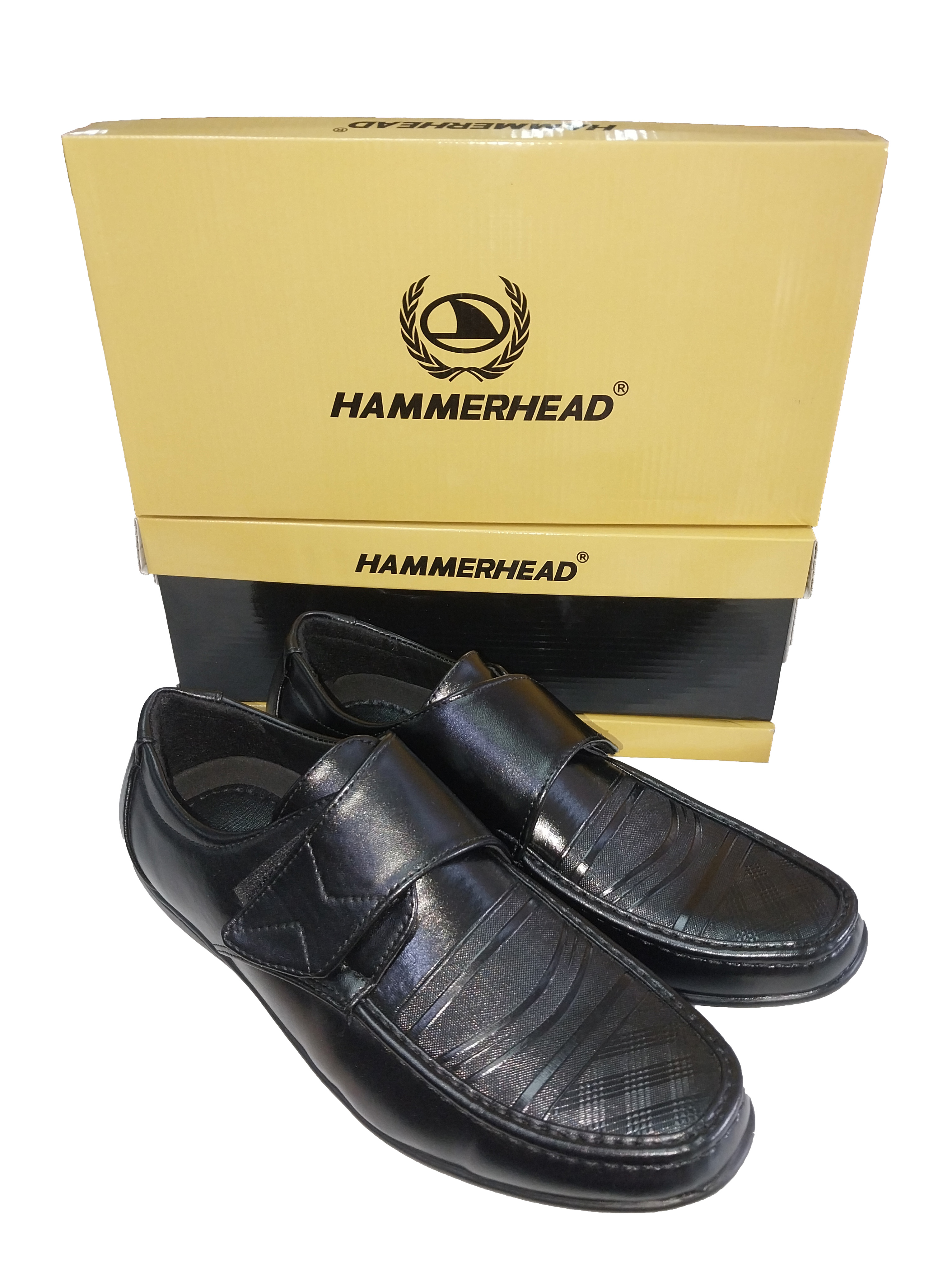 HAMMERHEAD Black Men's Formal Casual Slip on Shoes | 2023-2 | Lazada PH