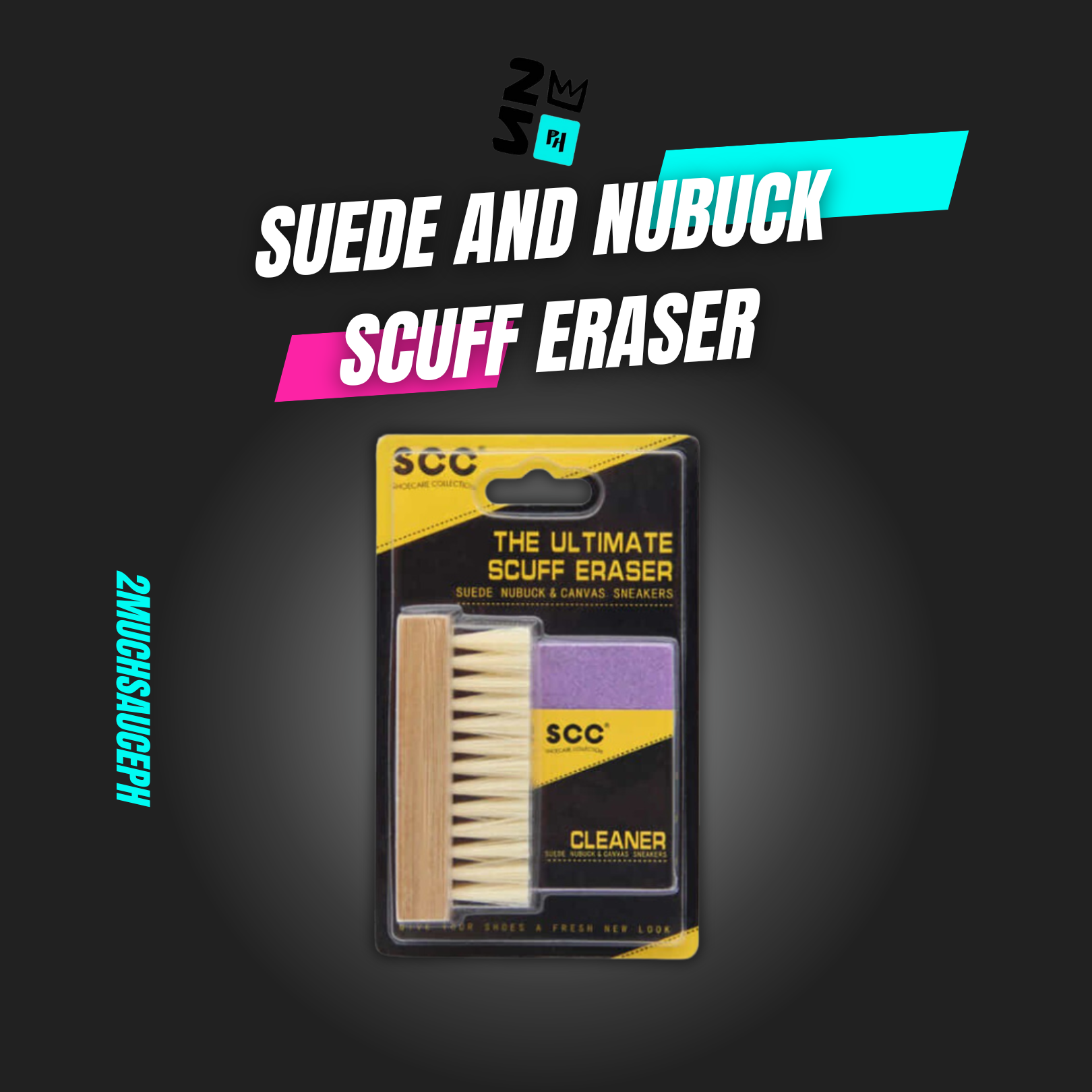 Suede and Nubuck Scuff Eraser with cleaning brush | Lazada PH