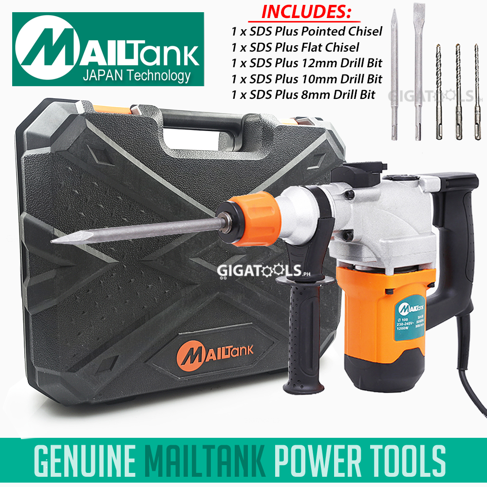 *NEW* MailTank SDS Plus 2-Modes Rotary Hammer 24mm 1200W ( SH08 ) and ...