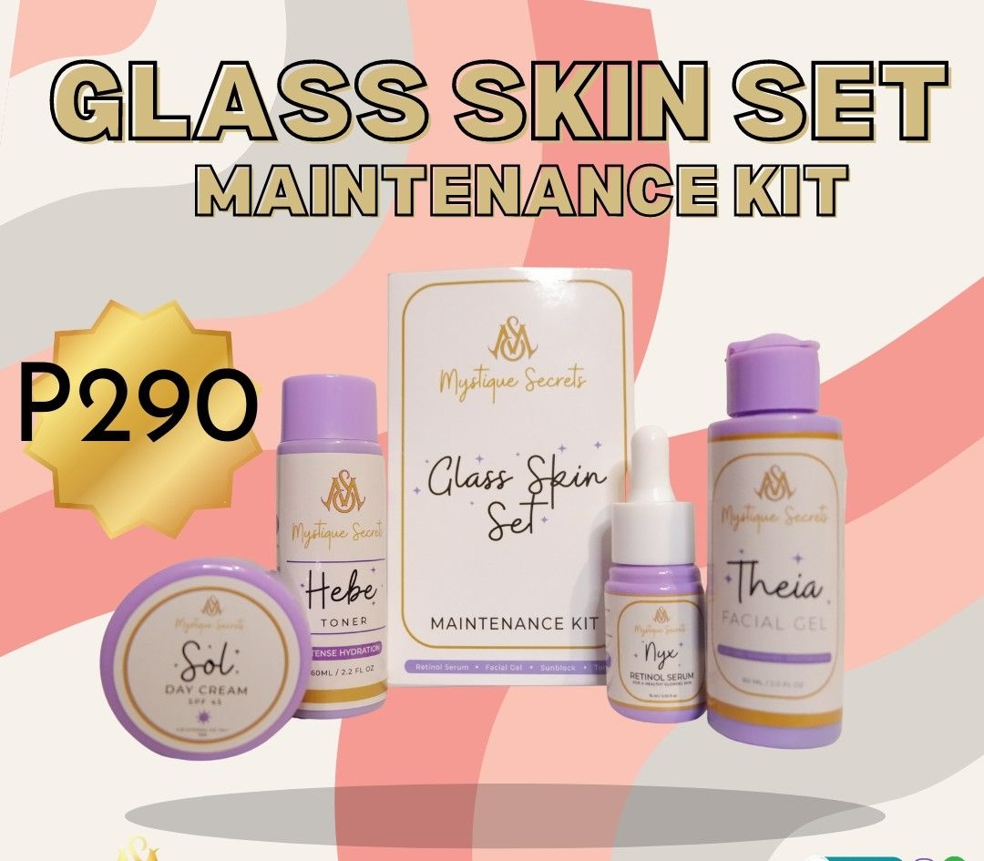 Glass Skin Set ( Maintenance Kit of Mystique Secrets ) | Lazada PH
